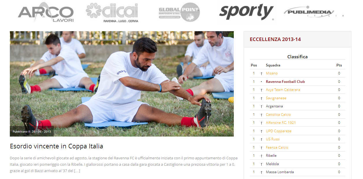 Ravenna Football Club | Filippo Venturi Photography | Blog